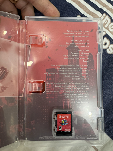 Игра на switch Super mario odissey на русском.