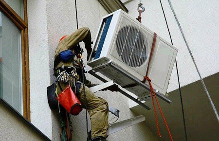 Установка кондиционер