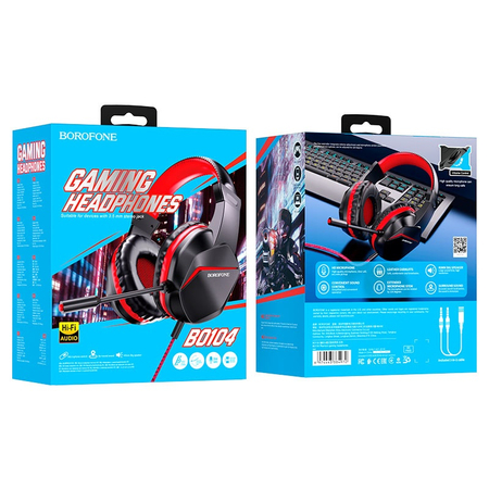 Borofone BO104 Phantom игровые проводные наушники