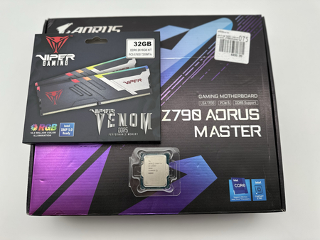 Intel Core i9-13900KF + Viper Venom 32GB + Gigabyte Z790 Aorus Master