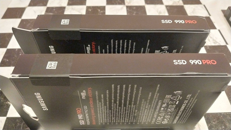 Два Новых SSD NVMe Samsung 990 PRO Series 4TB. Накопители M.2 из США.