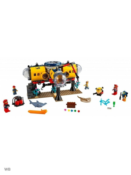 Lego Cities Подводная станция набор Лего 527 деталей аналог конструкто