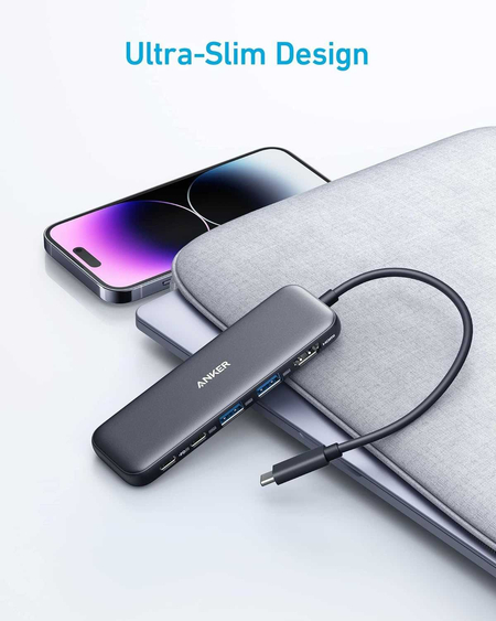 Концентратор Anker 332 USB-C (5-в-1) с дисплеем HDMI 4K