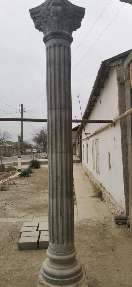 Rim ustunlarini quyamiz va koza kalodiz qazamiz kelshlgan narlarda