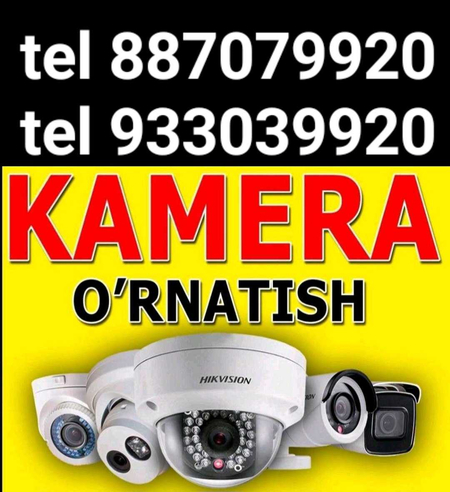 kamera ustasi o`rnatish