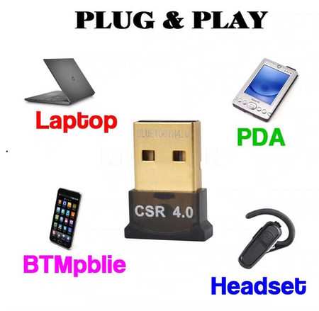 новые  Bluetooth адаптеры USB  - с драйвером -доставка