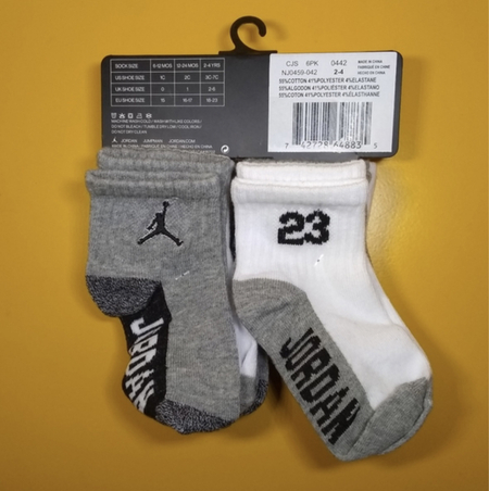 Носочки Jordan для детей 2-4 лет оригинал с США