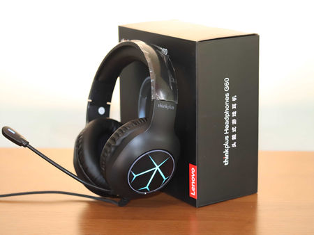 Игровые наушники Lenovo Thinkplus G60, с переливающейся подсветкой