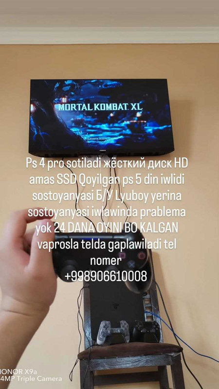 Ps4 pro sotiladi sastayaniya noviy жёсткий диск SSD İwlaliw как ps5