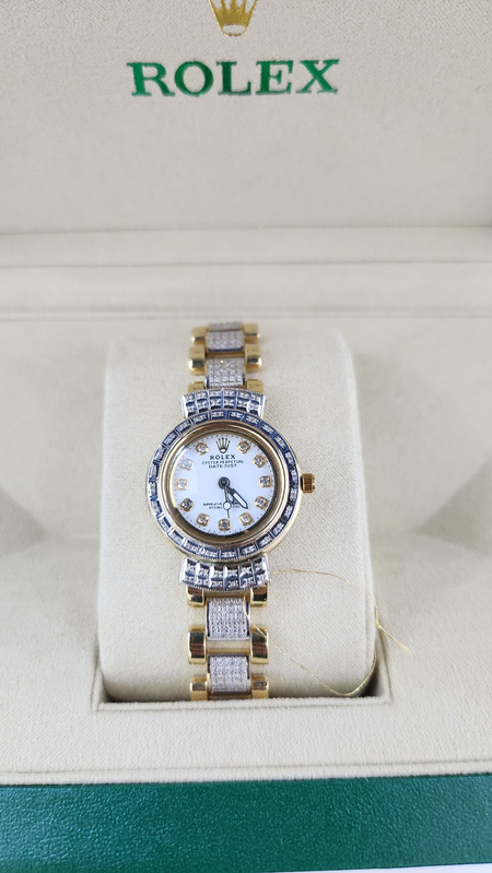 Золотые часы Rolex С Бриллиантами!