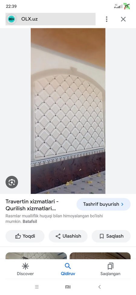 Travertin xizmatlari