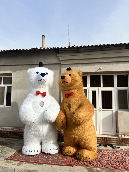 Ayiq sotiladi teddy 3metr