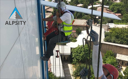 Альпинисты. Фасадные работы