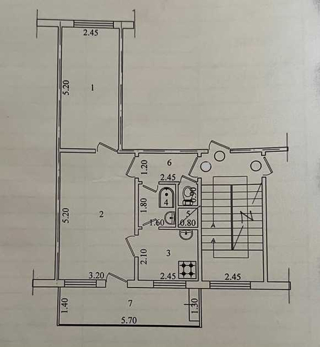 Юнусабад-11, ор-р ТРЦ Mega Planet, 2в3/4/4 с ремонтом 50 м²=
