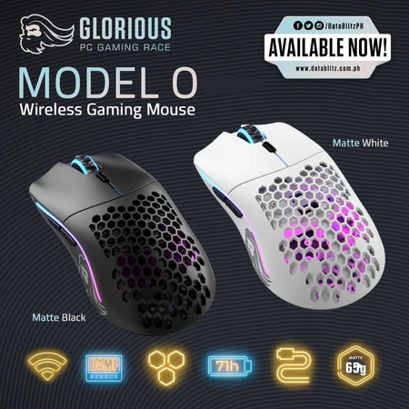 Топ!Glorious Model O Wireless Беспроводная мышка/мышь (вес 69 грамм)
