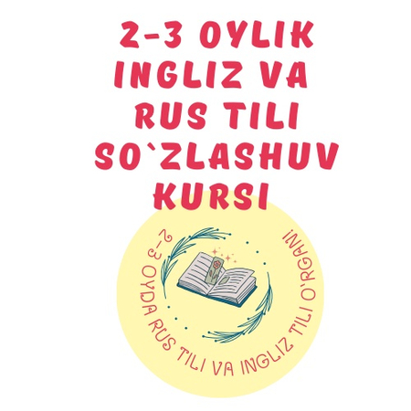 Rus va ingliz tili, tezkor, arzon