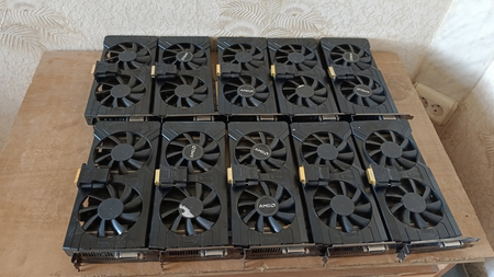 Видеокарты Rx 570 8gb DVI в количестве. Отлично подойдёт для игр и раб