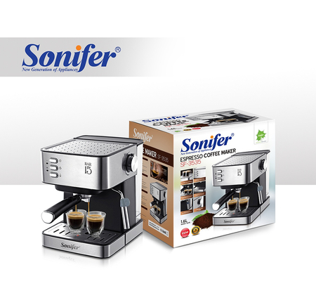 Хит продаж! Кофемашина Капучино Кофеварка Эспрессо  Sonifer SF-3535