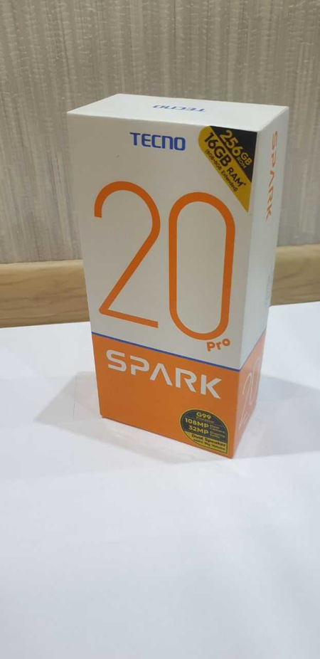 Tecno Spark 20 pro , в описании все написано.