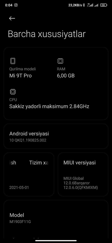 Xiaomi mi 9t pro