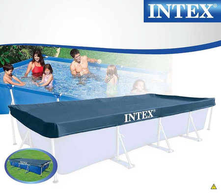Тент для каркасного бассейна intex 450/220см