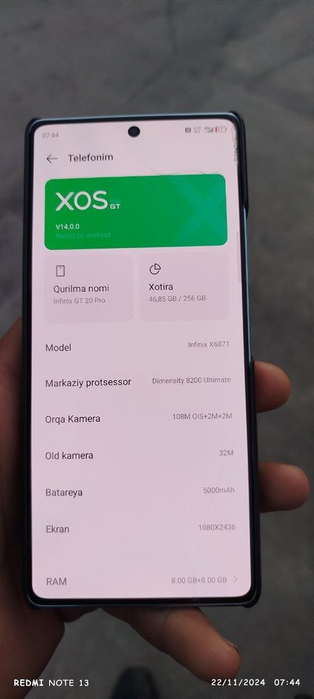 INFINIX GT 20 Pro flagmn