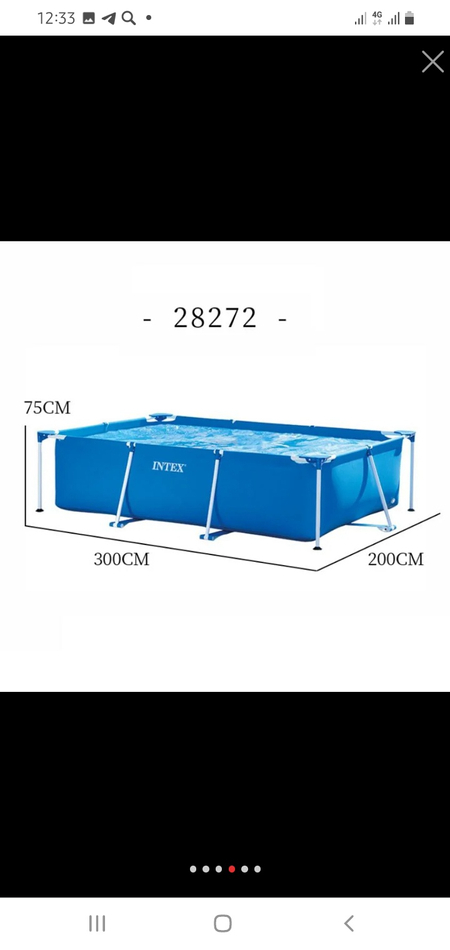 Basseyn Intex 300x200x75sm+DASTAVKA