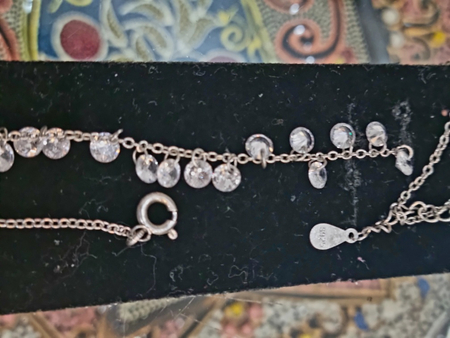 Серебро подвеска, браслет