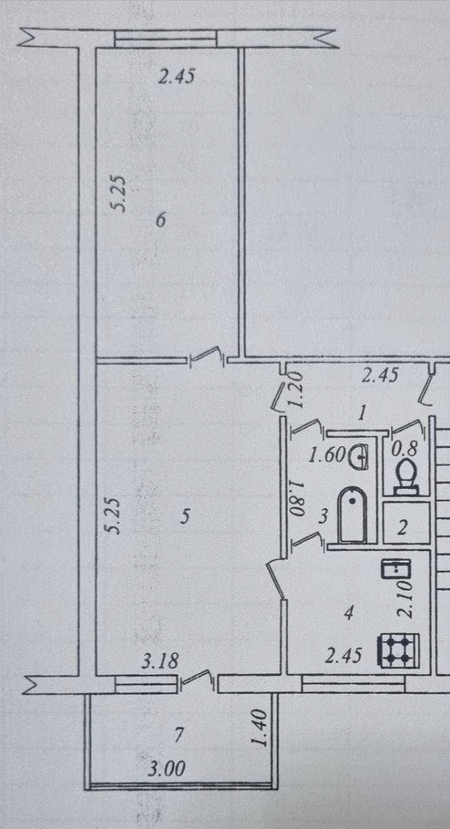 м.Буюк Ипак Йули БУЗ-1 2-комнатная 1/5 48 м² панель 1,5х3 балкон