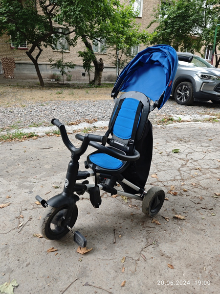 Детский велосипед коляска