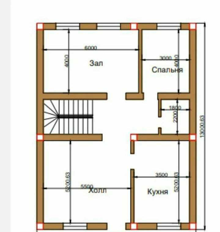 Продаётся Дурмон | 3 cот - 280м2 - 2 уровня |  Коробка