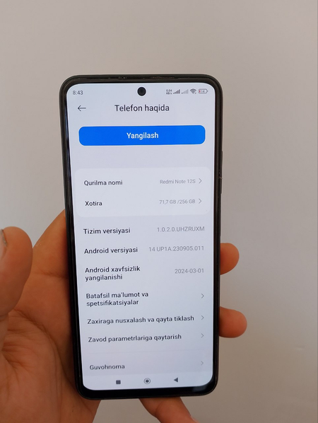 redmi note 12c 100% kafolat