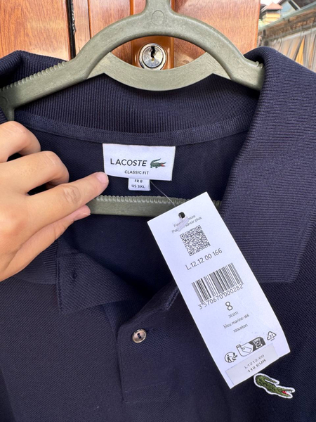 Lacoste polo 3 XL темно синий. Был куплен для отца из Милана.