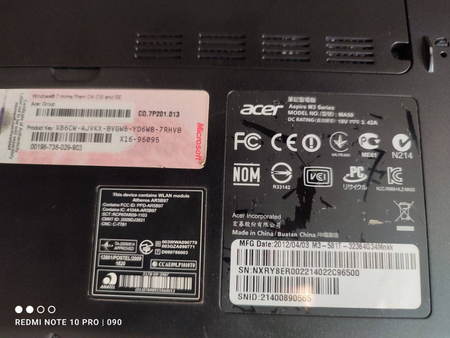 Ноутбук Acer в хорошем состоянии