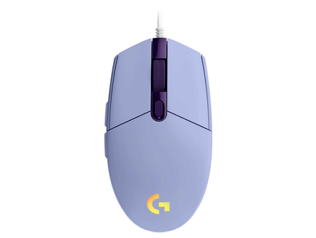 СУПЕР ЦЕНА Белая игровая мышь Logitech G102 G203 Black White Lilac Blu
