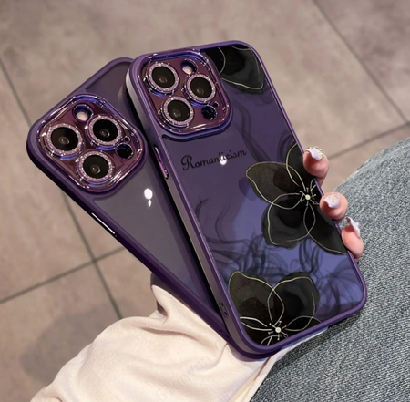 Очень качественный женский чехол для iPhone 14 Pro Max Deep Purple
