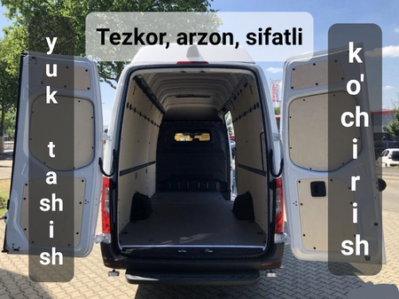 Nozik tarzda yuk tashish va yetkazib berish O'zbekiston bo'ylab 24/7