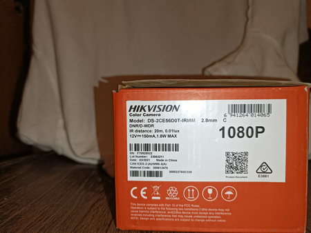 HIK VISION Новая камера продаётся