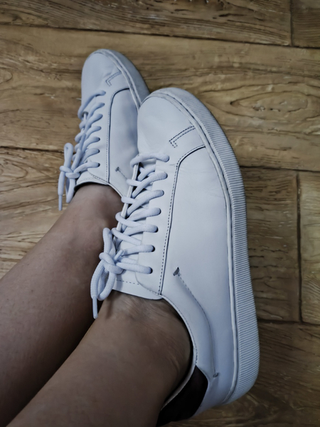 Кожаные кроссовки massimo dutty