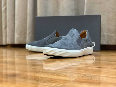 ECCO SOFT 7 мужские кожаные слипоны