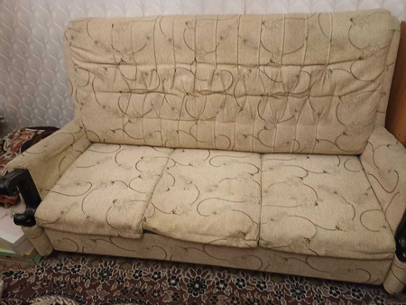Диван раскладной и 2 кресла, Чехословакия