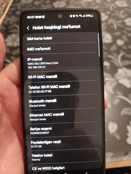 Samsung A52 sotiladi ( Pubg , CODM , Free Fire kabi o'yinlaga) (4/128)