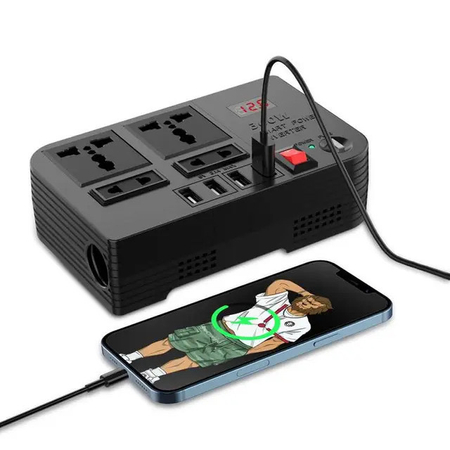 Удлинитель Green Lion Spark 3 мощностью 300 Вт – Черный