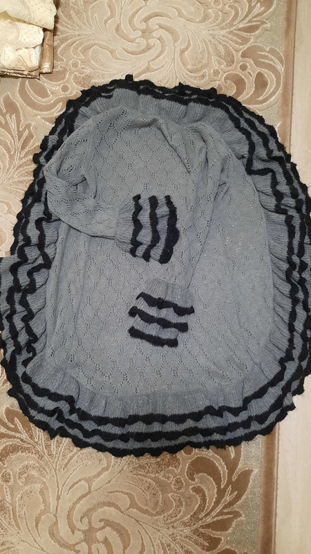 Кардиган мохровый