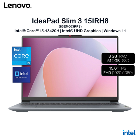 Lenovo IdeaPad Slim 3 Intel® Core™ i5-13420H 8/512 GB 15,6