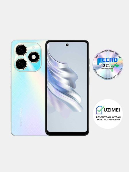 Tecno Spark 20 8+8/256 mix UZ IMEI 1 год гарантии