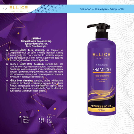 Ellice professional bez sulfat shampun va balzamlari