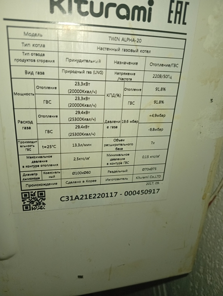 Настенные газовые котлы