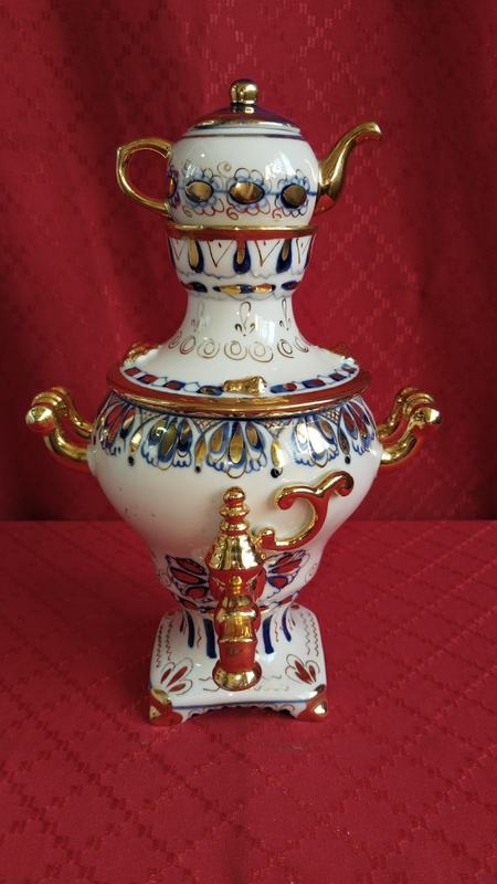 Самоварчик Гжель