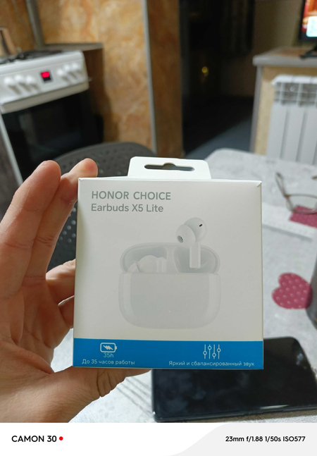 Honor x8a и наушники honor choice
